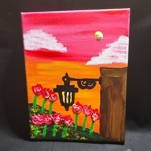 Hand Crafted | Art | Sunset Lantern | Poshmark